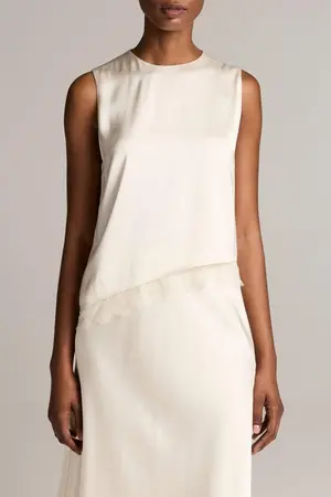 Vince Round-neck Sleeveless Top