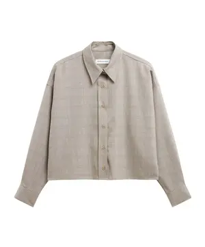 THE FRANKIE SHOP Arlen Boxy Checked Shirt - Multi-color