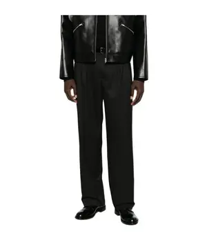 Calvin Klein Pleated Straight-leg Trousers