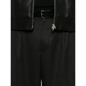 Calvin Klein Pleated Straight-leg Trousers