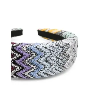 Missoni Zigzag-knit Padded Headband