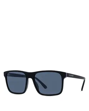 Vuarnet Belvedere Rectangular Sunglasses - Black/blue