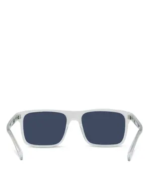 Vuarnet Belvedere Rectangular Sunglasses - Crystal/blue