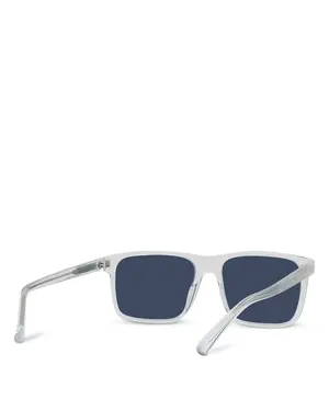 Vuarnet Belvedere Rectangular Sunglasses - Crystal/blue