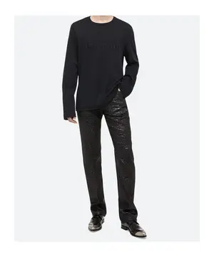 Helmut Lang Logo-embroidered Long-sleeved T-shirt