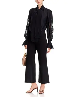 Kobi Halperin Embroidered Lace Blouse