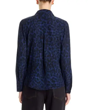 Kobi Halperin Button-front Blouse With Animal Print