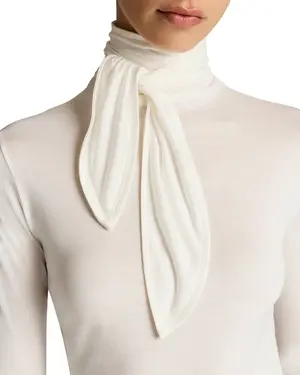 Vince Long Sleeve Tie Neck Top