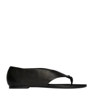 COURREGES Open Thong Strap Sandals