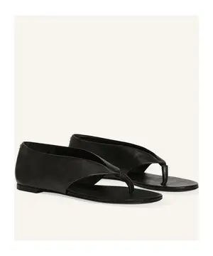 COURREGES Open Thong Strap Sandals