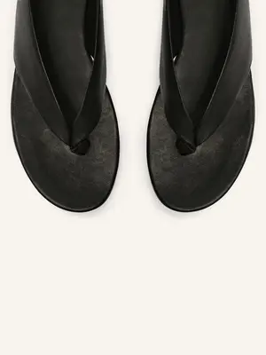 COURREGES Open Thong Strap Sandals
