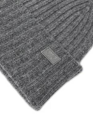 Max Mara Rib Knit Wool Beanie