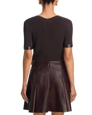 MILLY Devyn Knit Skirt Mini Dress