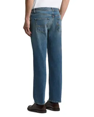 Peserico Cotton Blend Denim Straight Leg Jeans