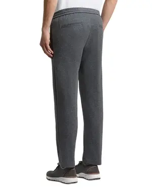 Peserico Cotton Blend Double Interlock Drawstring Joggers