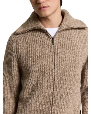 Peserico Knickerbocker Wool & Cashmere Full Zip Sweater