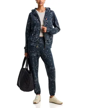 Aviator Nation Bandana Zip Hoodie