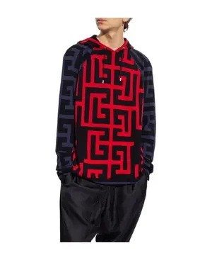 Balmain Maxi Monogram Hoodie