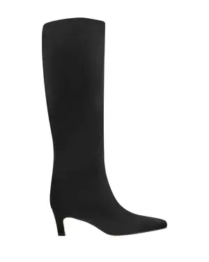 MARC FISHER LTD. Erynn Leather Knee High Boots - Black