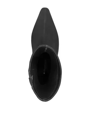 MARC FISHER LTD. Erynn Leather Knee High Boots - Black
