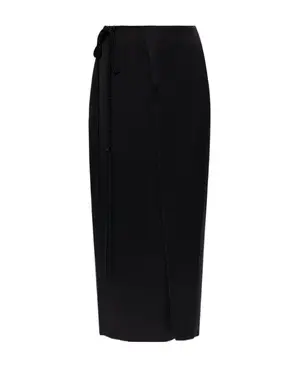 Nanushka Racha Slit-detailed Skirt - Black