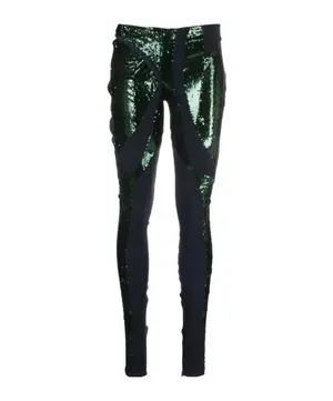 Ottolinger Stitched Sequined Leggings - Black