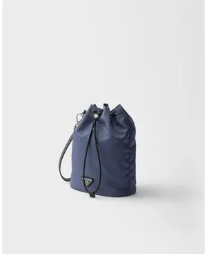 Prada Re-nylon And Saffiano Leather Pouch