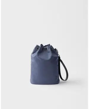 Prada Re-nylon And Saffiano Leather Pouch
