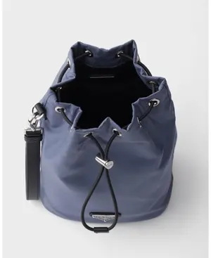 Prada Re-nylon And Saffiano Leather Pouch