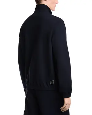 Emporio Armani Textured Zip Sweatshirt