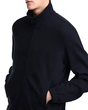 Emporio Armani Textured Zip Sweatshirt