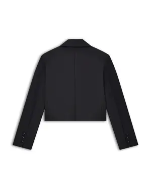 Emporio Armani Cropped Tailored Blazer