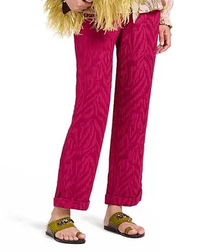 La DoubleJ Sigaretta Pants - Animalier Raspberry