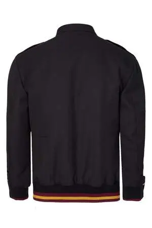 Dolce & Gabbana Contrast Stripe Bomber Jacket