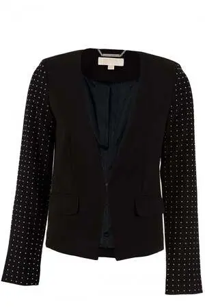 Michael Kors V-neck Studded Blazer