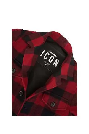 Dsquared2 And Black Plaid Long Sleeve Blazer