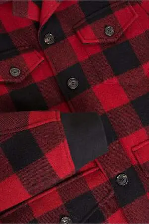Dsquared2 And Black Plaid Long Sleeve Blazer