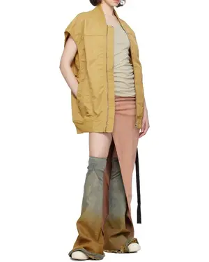 Rick Owens Double Ziggy Banana Jersey Tank Top