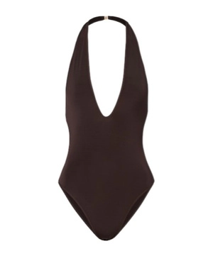 Zimmermann Luna Halterneck Open-back Bodysuit - Black