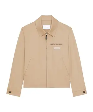 Givenchy Harrington Jacket In Cotton - Light Brown