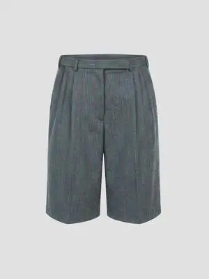 JIL SANDER Striped Utility Shorts