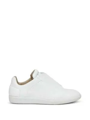 MAISON MARGIELA 3 Cm Smooth Calfskin Leather Sneakers - Bianco