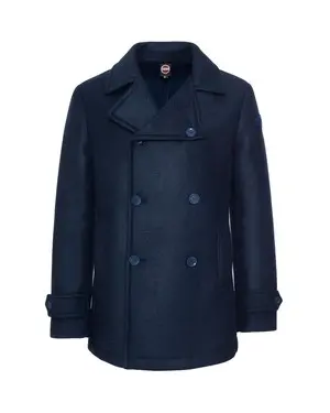 COLMAR Double-breasted Wool Blend Coat With Notched Lapels