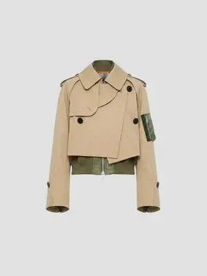 Sacai Cotton Gabardine Blouson