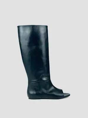 Gimaguas Knee High Peep Toe Boots