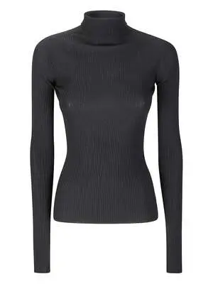 Sportmax Classic Turtleneck Sweater - Black
