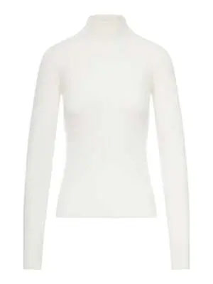Sportmax Classic Turtleneck Sweater - White