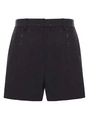 Max Mara Siberia Mini Tailored Shorts - Black