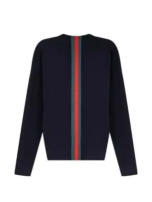 Gucci Web Intarsia Crewneck Sweater