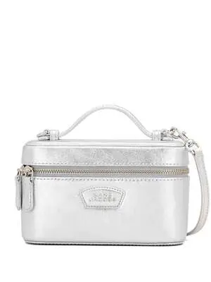 Marc Jacobs Mini Bag With Zip Closure And Top Handle 13 Cm X 19 Cm - Silver
